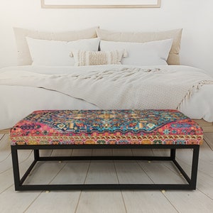 Rug Bench Upholstered Bench Sitting Bench Piano Chair - Etsy