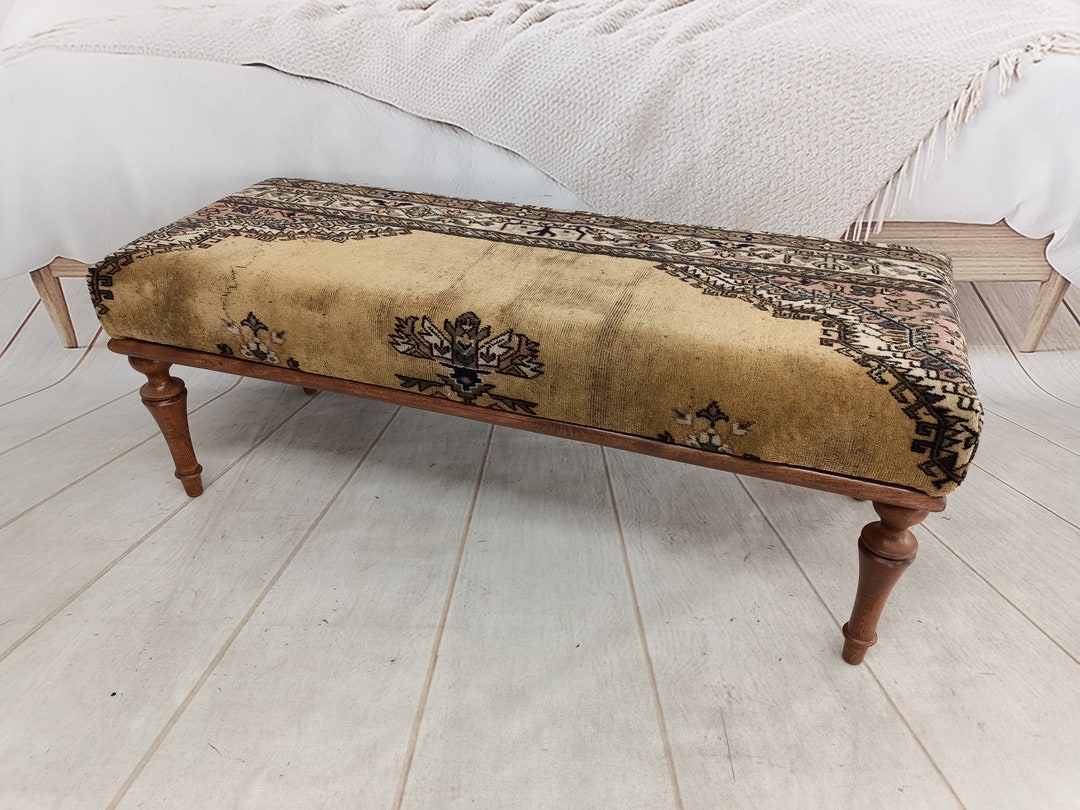 Upholstered Bench, Dressing Table Bench, Window Bench, Turkish Rug ...