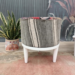 Bean Bag Stool, Vanity Table Stool, Pouf Stool, Footstool Ottoman ...