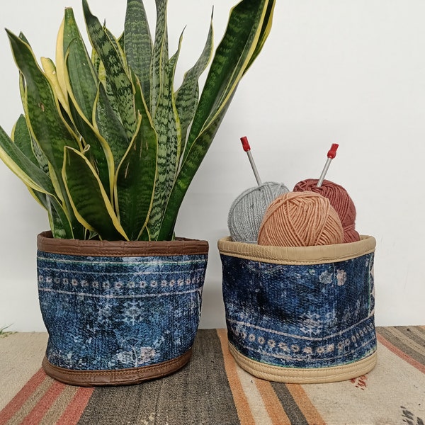 Navy Planter - Etsy