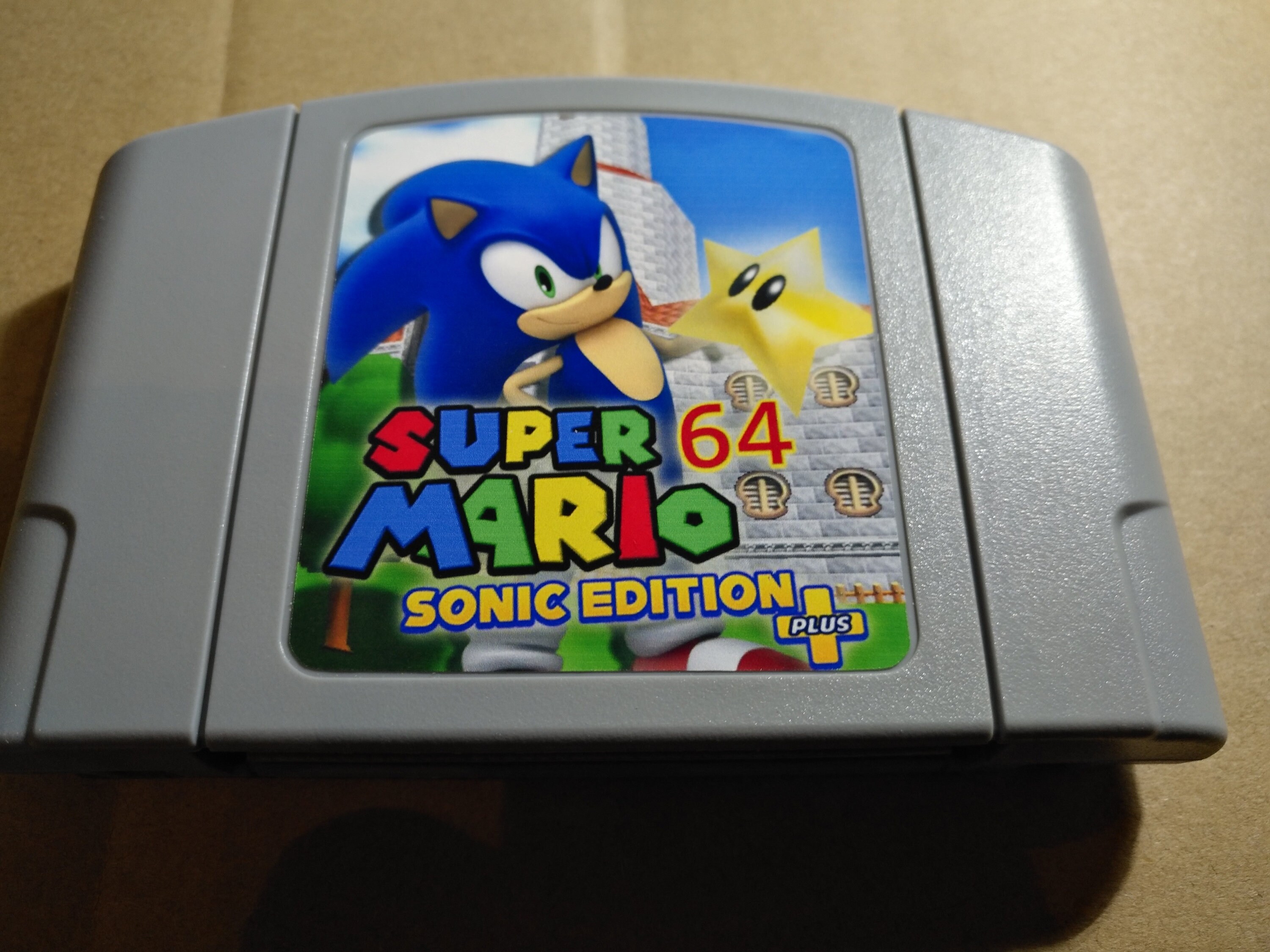 Super Mario 64 Sonic Edition Plus Expansion Pak Is Needed Etsy