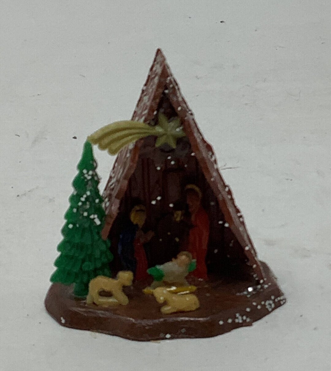VTG Miniature 2 Plastic Nativity Crèche Manger Scene - Etsy