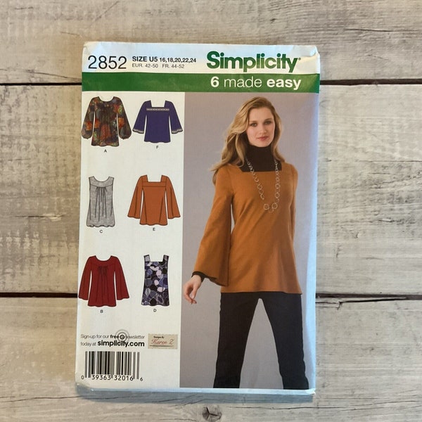 Simplicity 2852 - Etsy