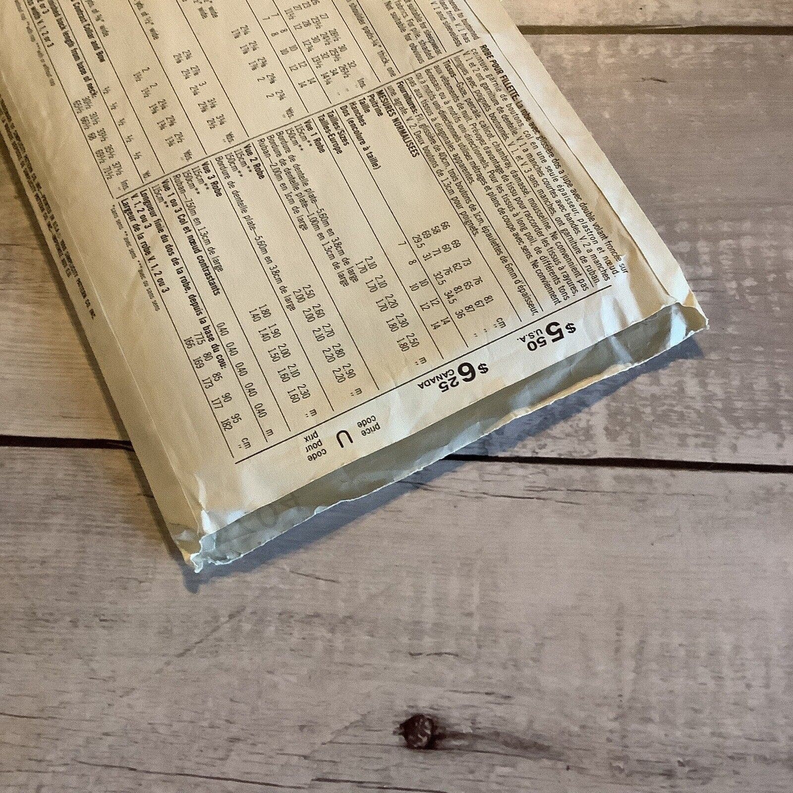 Simplicity 8704 Sewing Pattern Jessica Mcclintock Drop Waist Dress ...