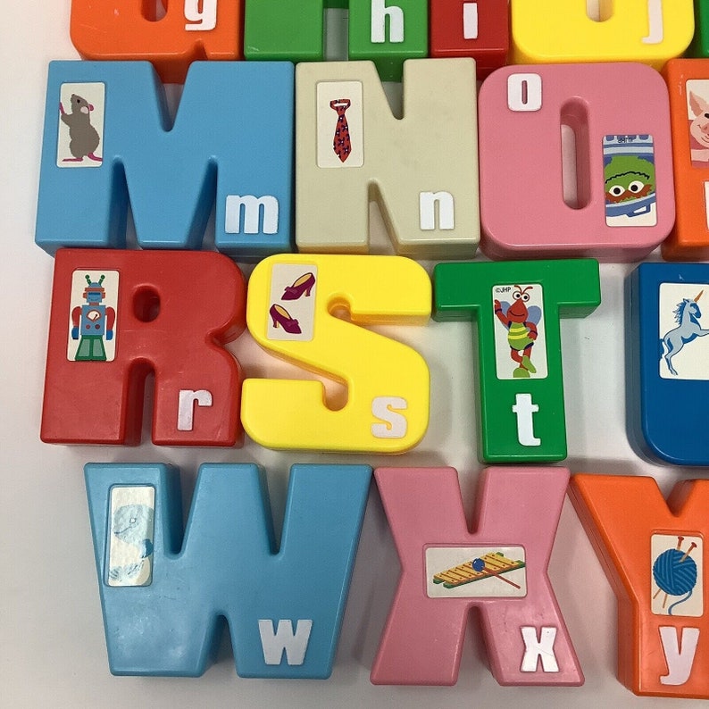 Sesame Street Alphabet Block 3D Character Letters 3 COMPLETE - Etsy