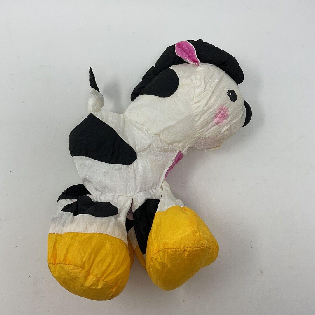 Fisher Price Jungle Friends Zebra Stuffed Animal Toy Rattle VTG 1995 ...