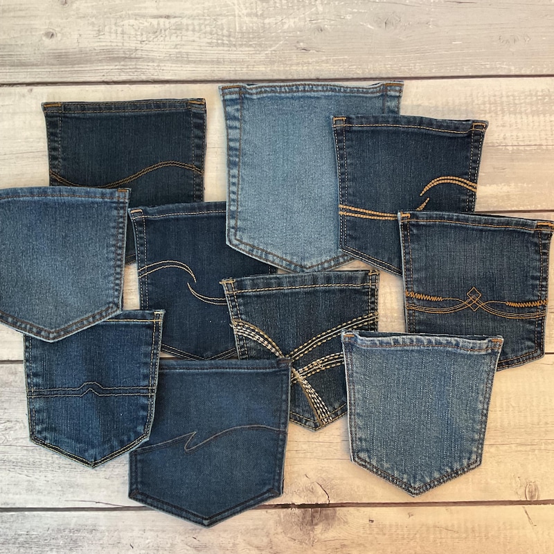 Denim Pockets - Etsy