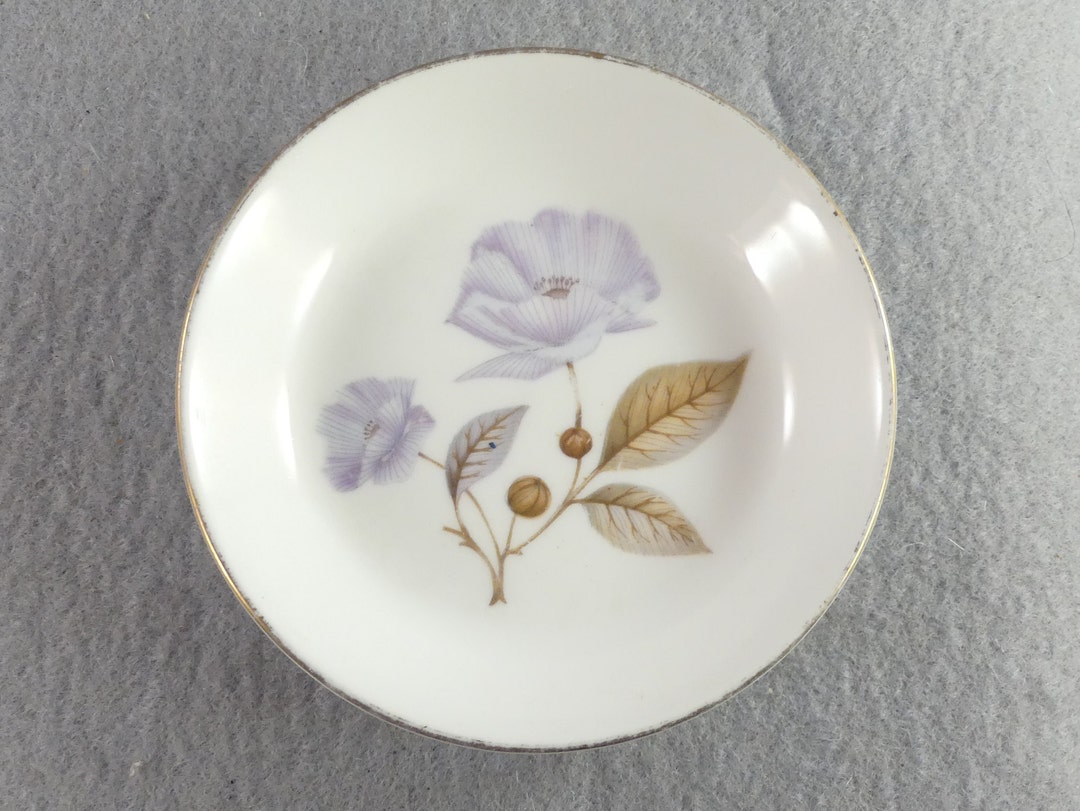 Vintage Fine Bone China Pin Dish Royal Doulton England Pastel Mauve ...