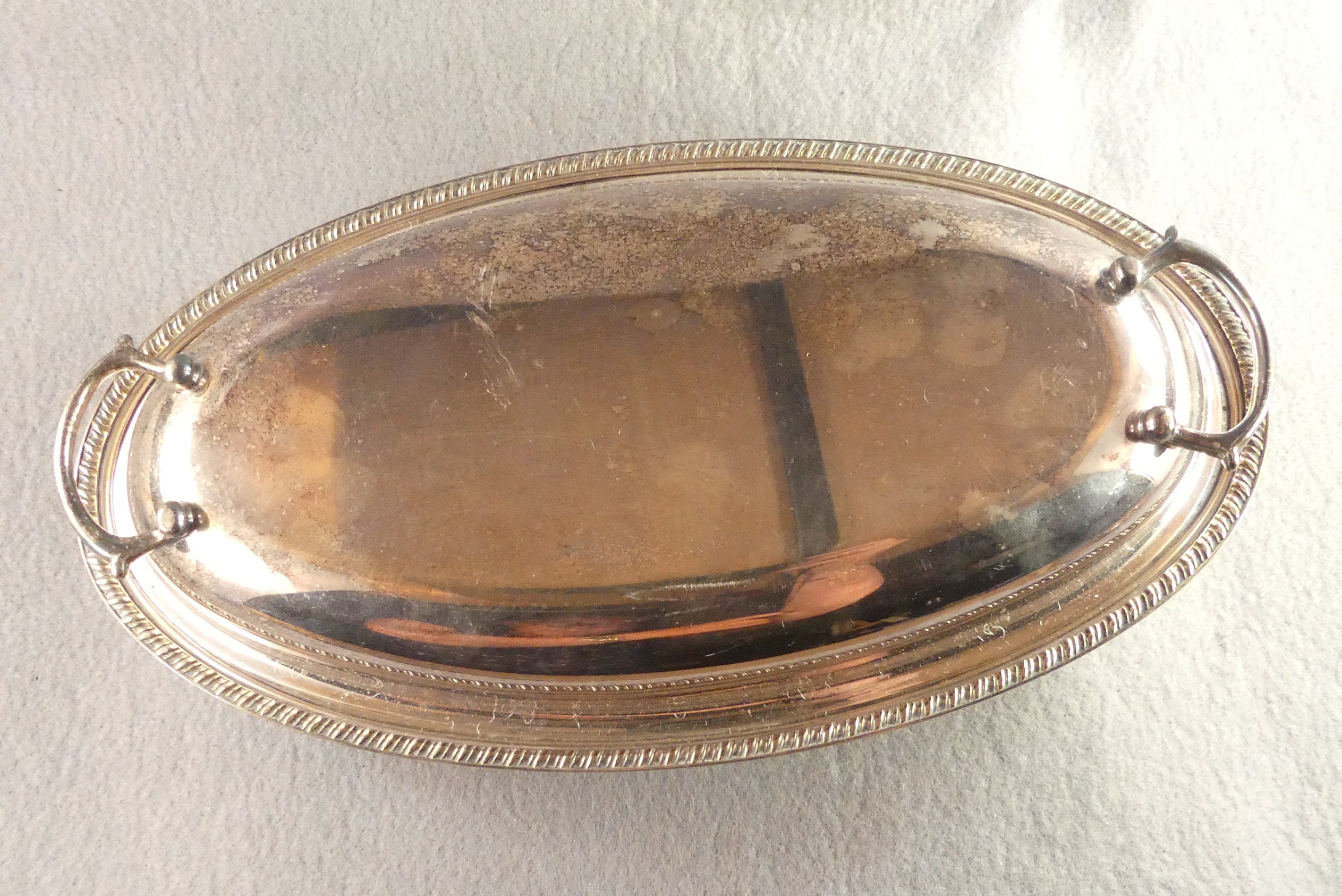 Lidded Fish Tureen Crusader Plate Gadrooned Silver Plated Oval Dish ...
