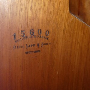 Astonishing Antique 1891 R. Lipp & Sohn Huge Grand Upright Concert ...