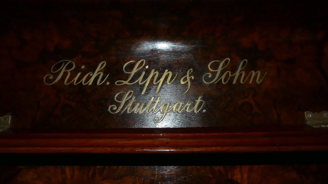 Astonishing Antique 1891 R. Lipp & Sohn Huge Grand Upright Concert ...