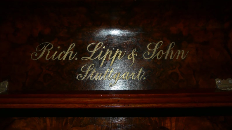 Astonishing Antique 1891 R. Lipp & Sohn Huge Grand Upright Concert ...