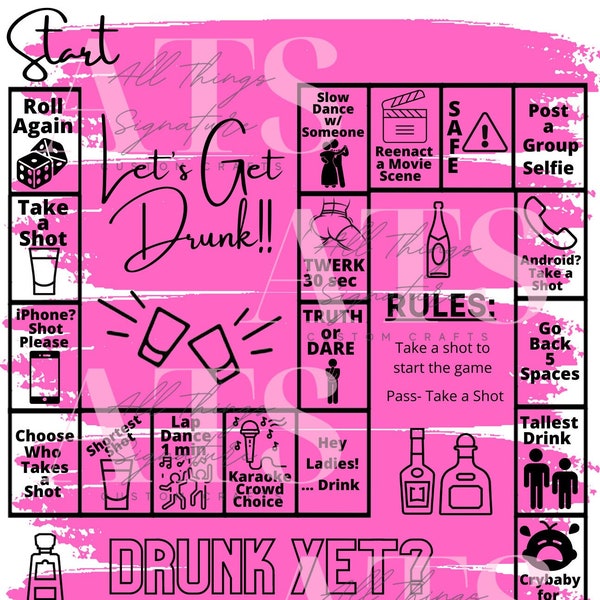 Get Drunk - Etsy