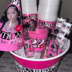 Personalized Party Bucket Set-perfect for Birthdays, Tailgates & Other ...