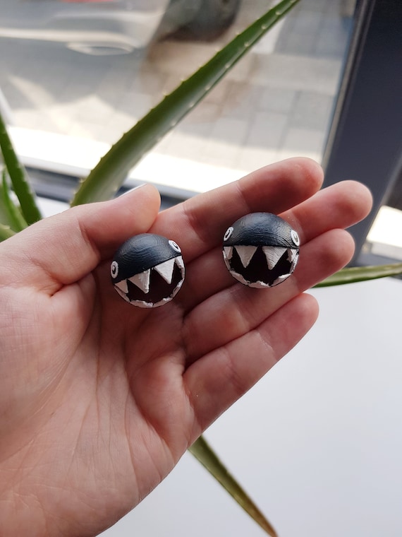Mario Chain Chomp Earrings