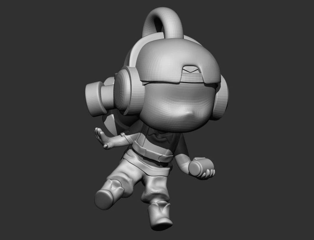 Chibi Raze Danger Lizard Gun Buddy Keyring, Valorant Gun Buddies, STL ...