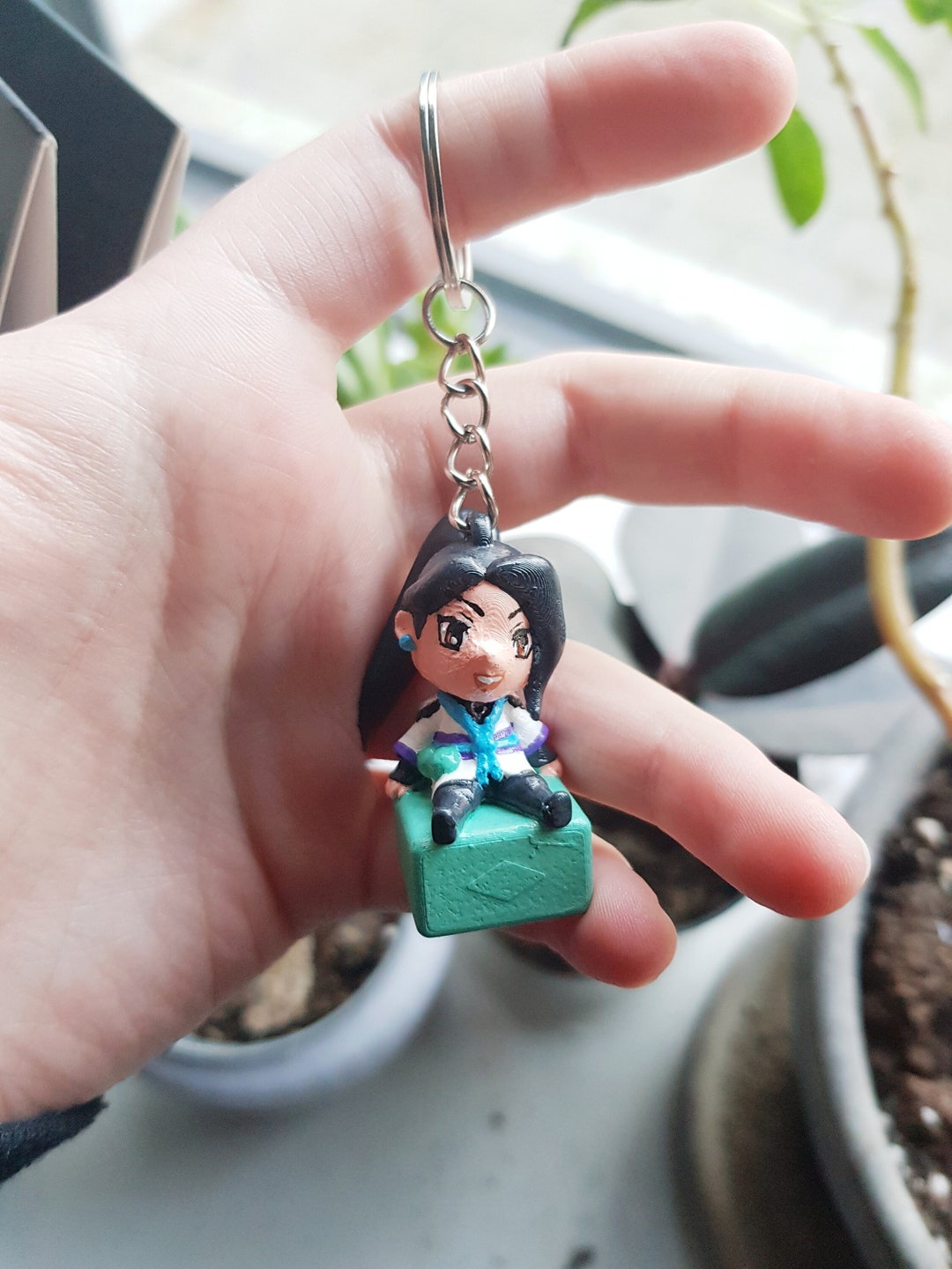 Chibi Sage Gun Buddy Keyring Valorant Gun Buddies 3d Etsy