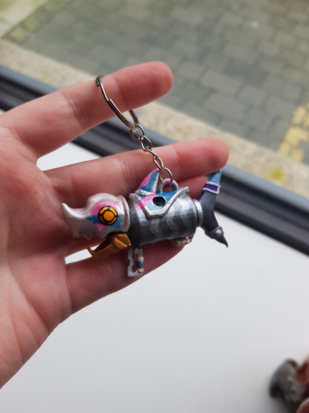 Fishbones Gun Buddy Keyring, Valorant Gun Buddies, 3D Printed, Handmade ...