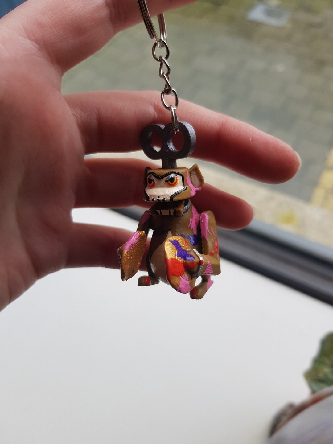 Monkey Business Gun Buddy Keyring, Valorant Gun Buddies, 3D Printed ...