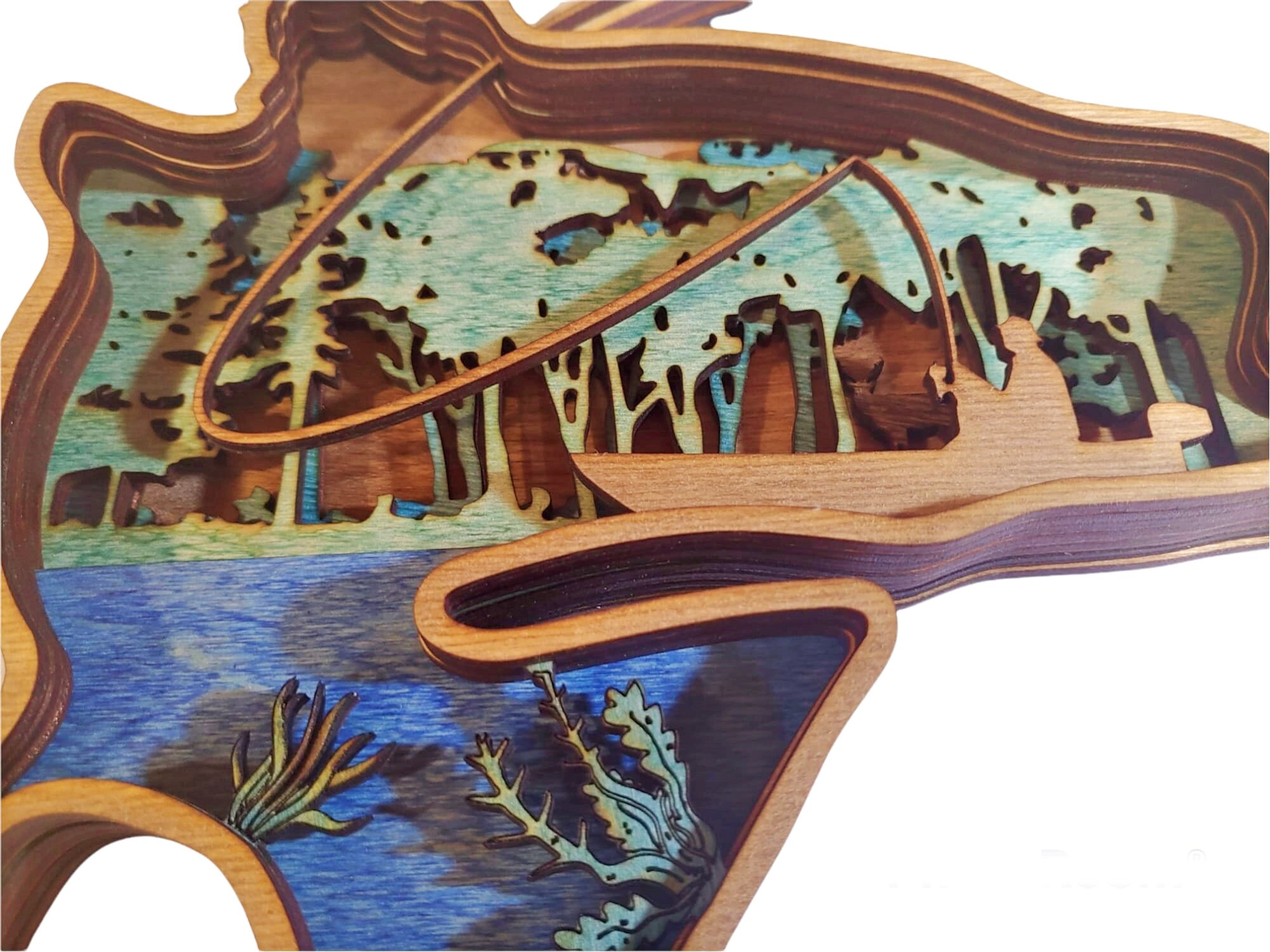 Digital File 7 Layer Bass 2 Art Piece Formatted for - Etsy