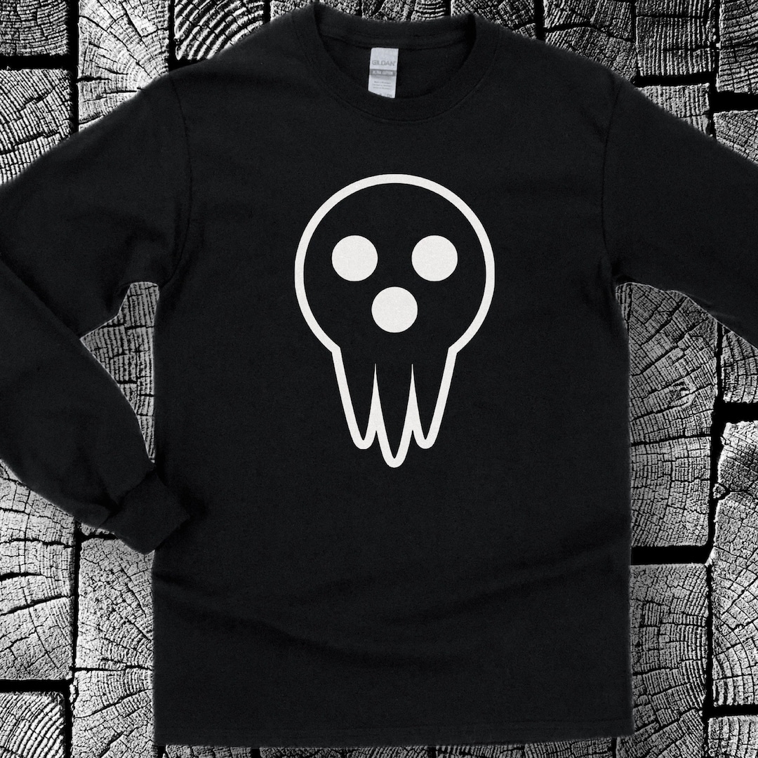 Soul Eater Shinigami Tshirt Lord Death Unisex Long Sleeve Tee Long ...