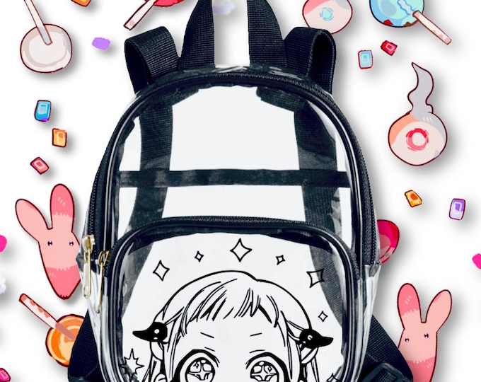 Toilet Bound Hanako Kun Yashiro Mini Clear Backpack | Clear 8” Anime ...