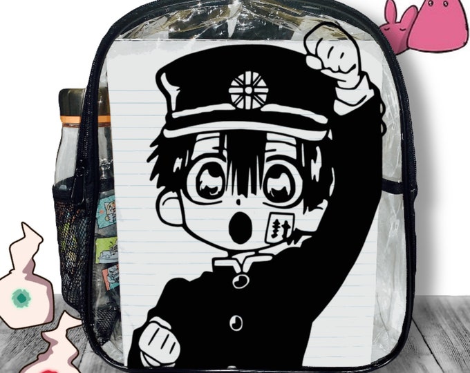 Toilet Bound Hanako Kun Hanako Clear 12” Backpack | Jibaku Shounen ...
