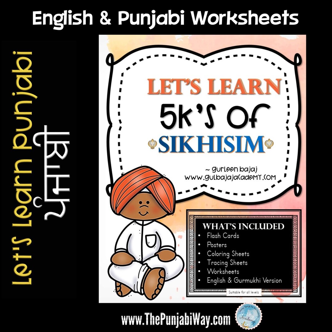5k's of Sikhism Vaiskhai Special baisakhi Learning Games Educational Resources - Etsy