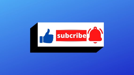 Youtube Subscribe Overlay animation | Etsy