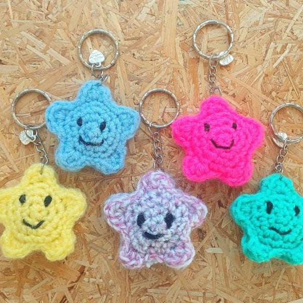 Star Keychain - Etsy