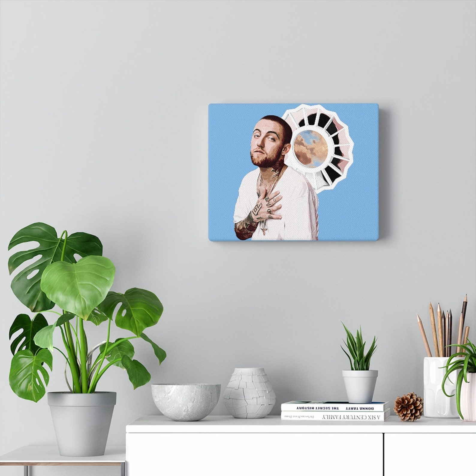 Mac Miller Canvas Painting - Etsy