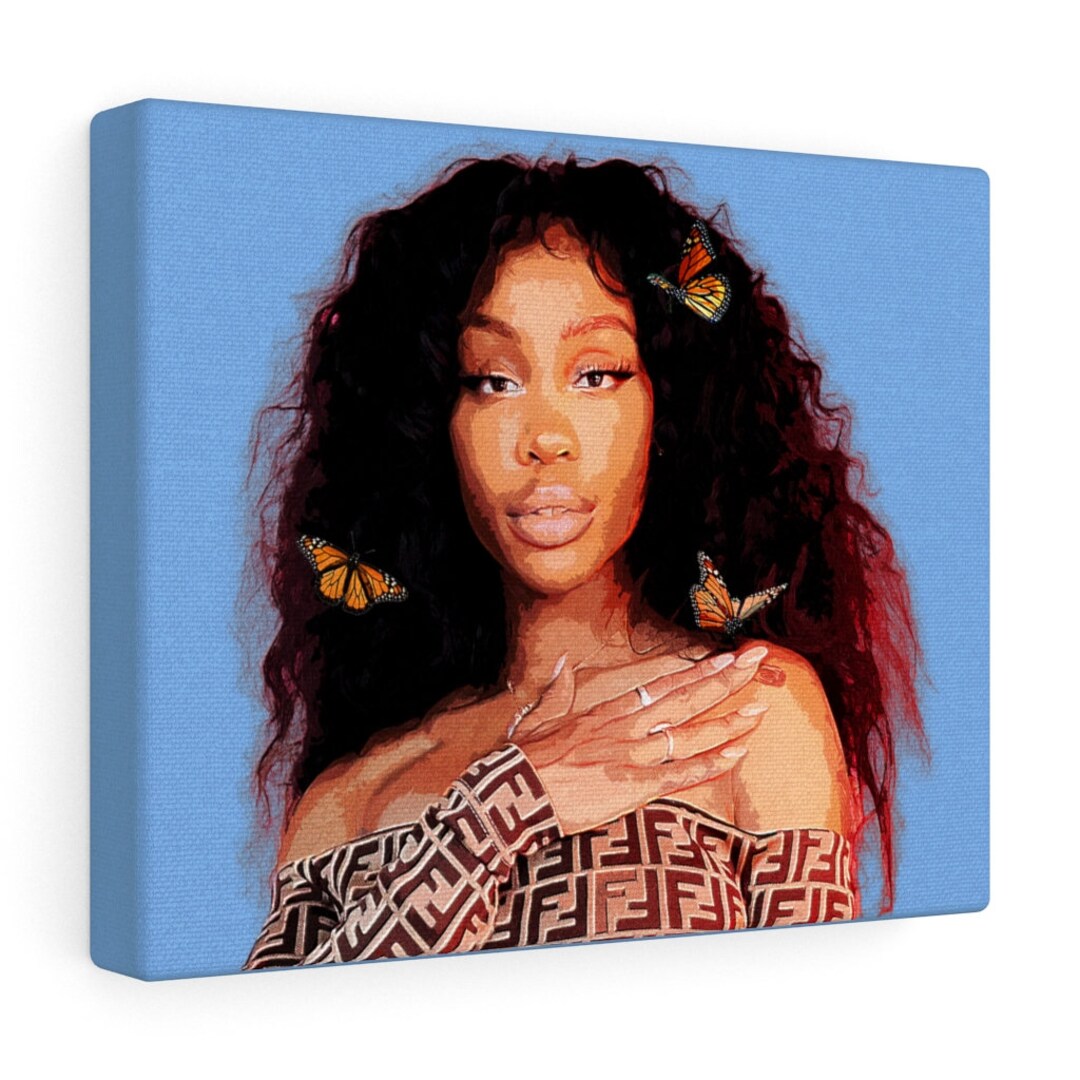 SZA Canvas Painting - Etsy