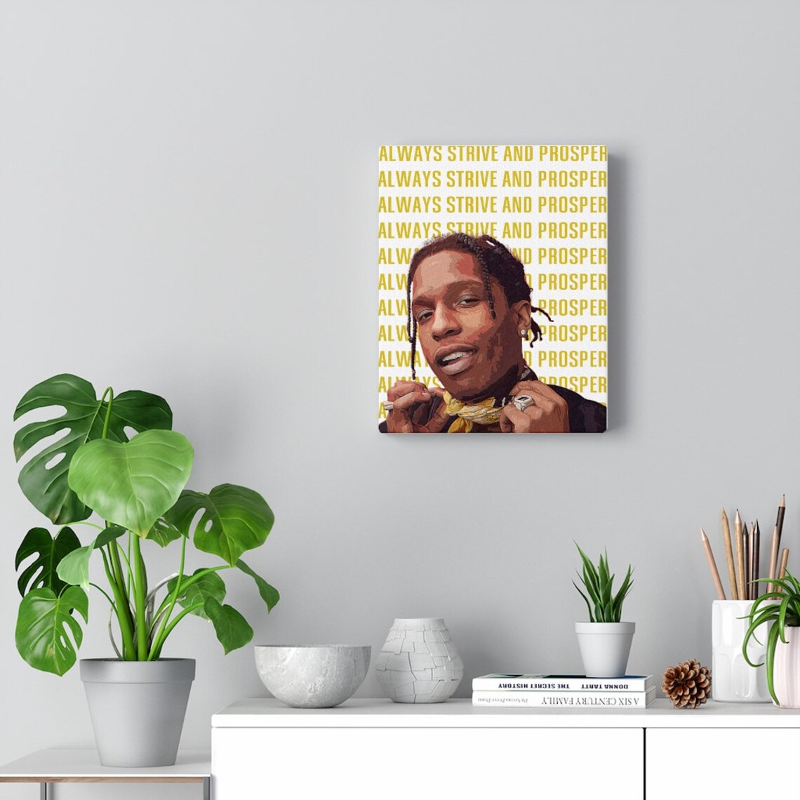 ASAP Rocky Canvas Painting - Etsy