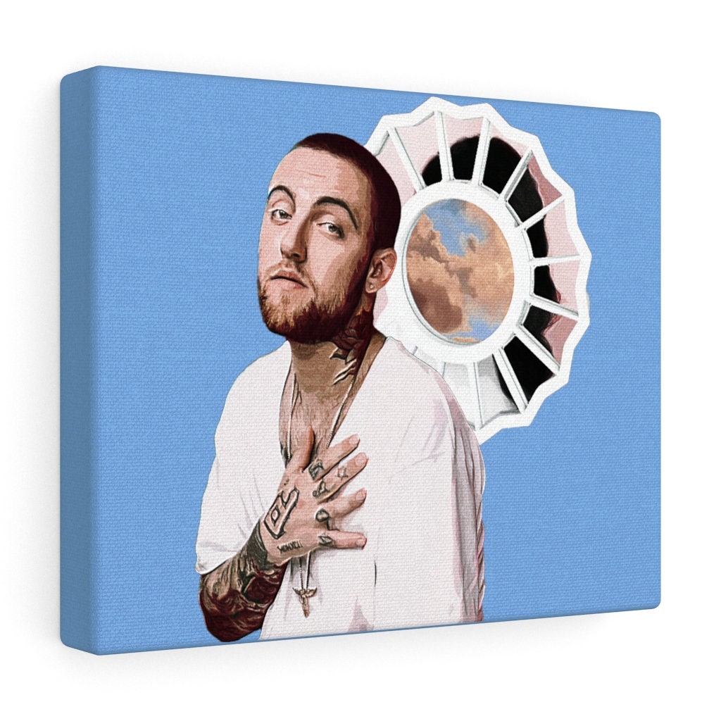 Mac Miller Canvas Painting - Etsy