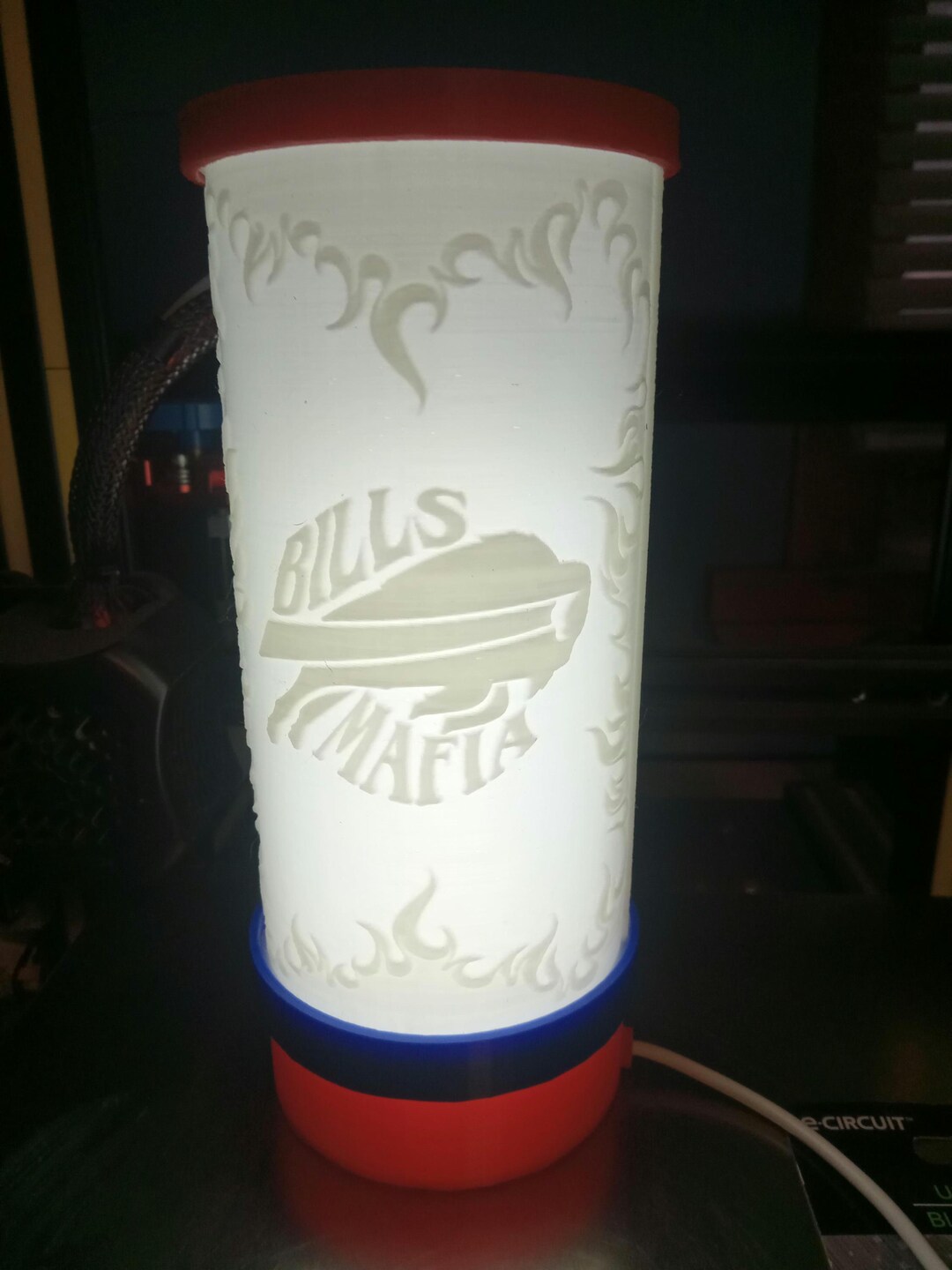 Buffalo Bills Lamp 3d Printed - Etsy