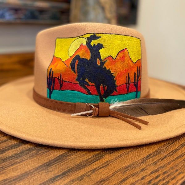 Painted Cowboy - Etsy