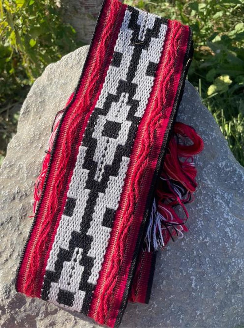 Chumpi Ceremonial Belt Chakana From the Andes - Etsy