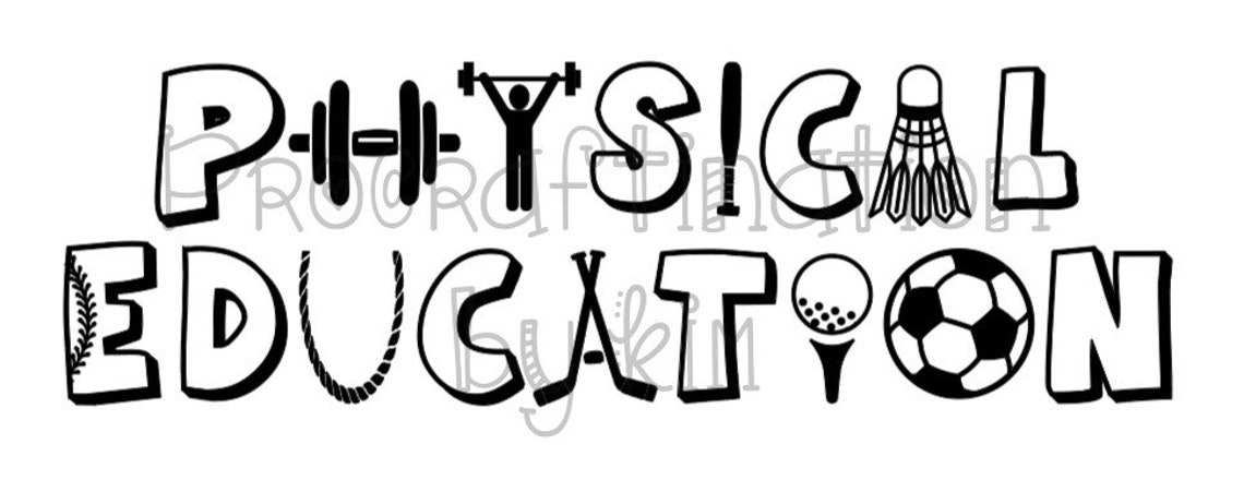 Physical Education Teacher Education Physique Svg - Etsy UK