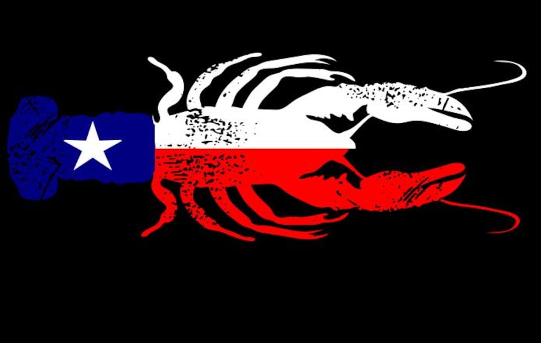 Texas Crawfish Distressed Png Digital File - Etsy