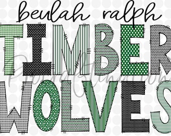 DOODLE LETTERS Yellow and White Unlimited Commercial Use - Etsy