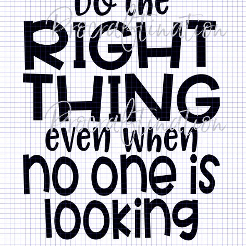 Do the Right Thing - Etsy