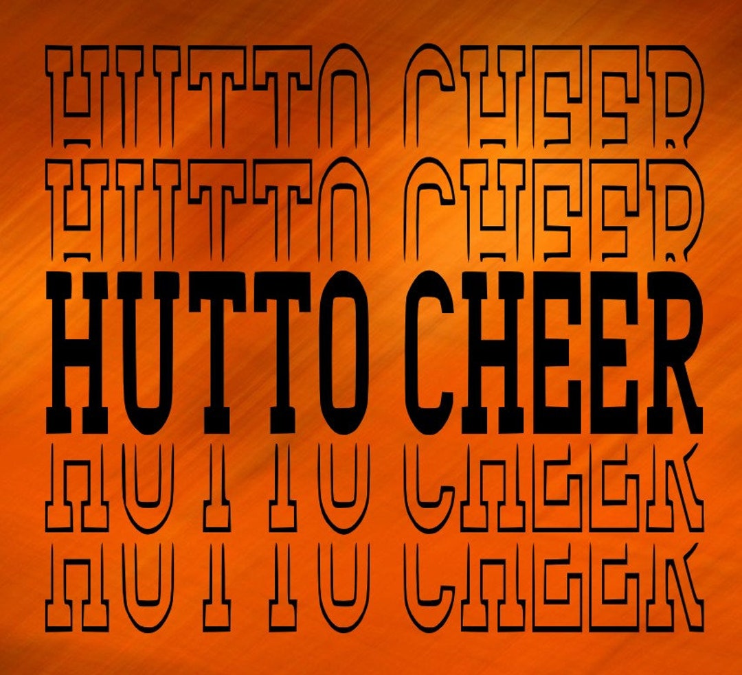 Hutto Cheer Svg - Etsy