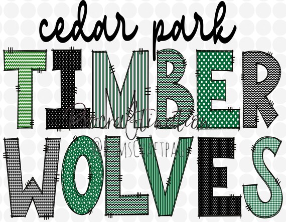 Cedar Park Timberwolves Logo