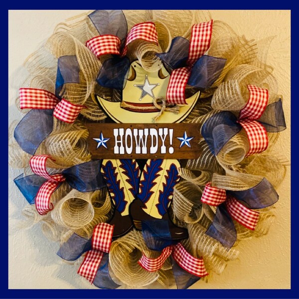 Western Wreath - Etsy