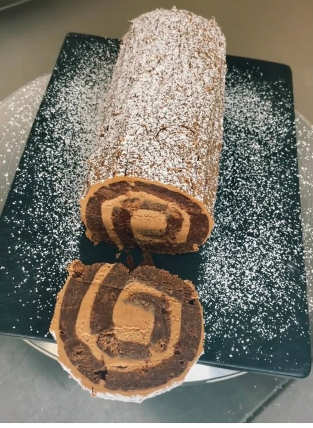 Brownie Yule Log - Etsy UK