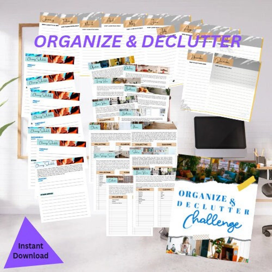 Ultimate Organizer, Declutter Challenge, Weekly Planner, Yearly Planner ...