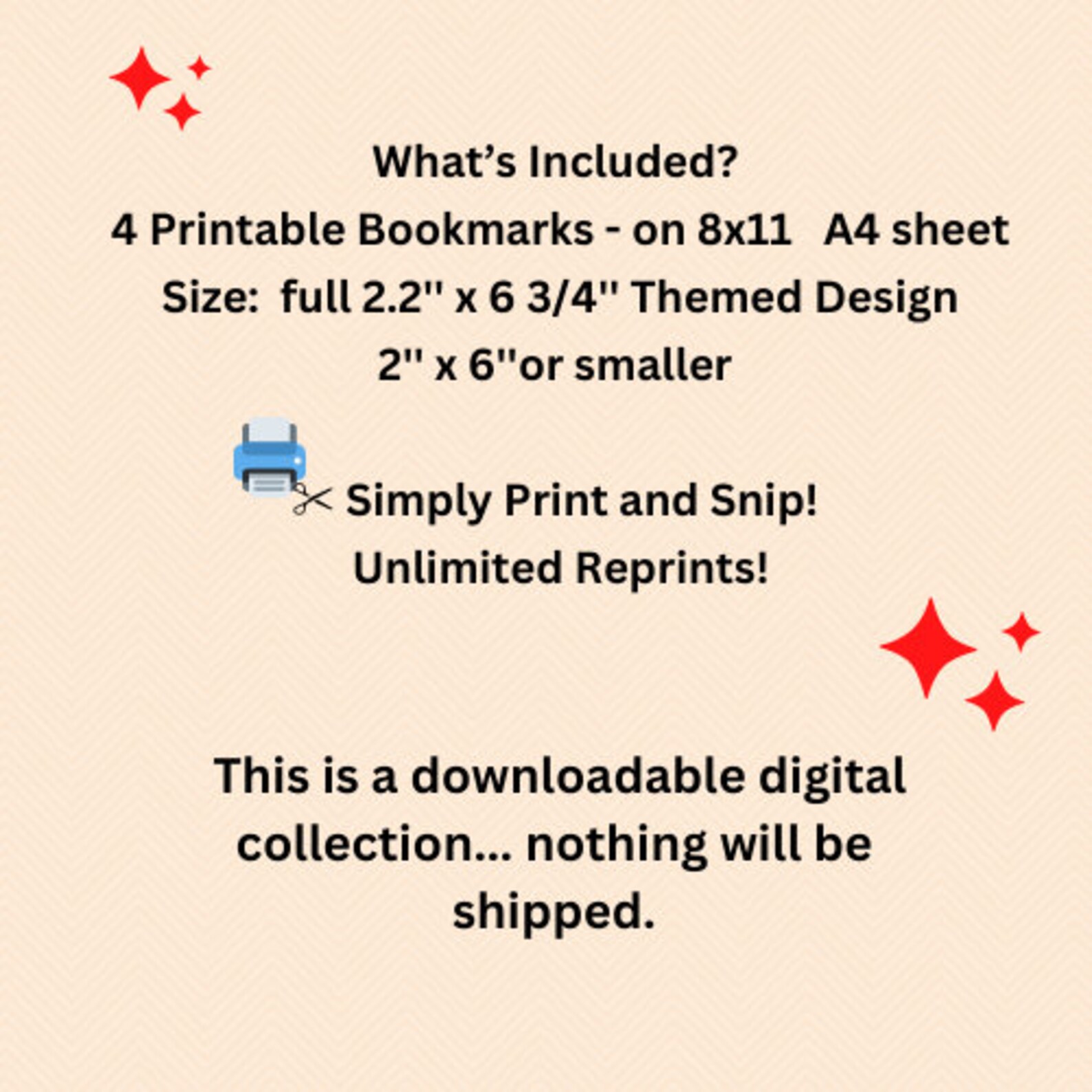 Printable Bookmarks Template, Bookmarks, Printable Bookmarks Set ...