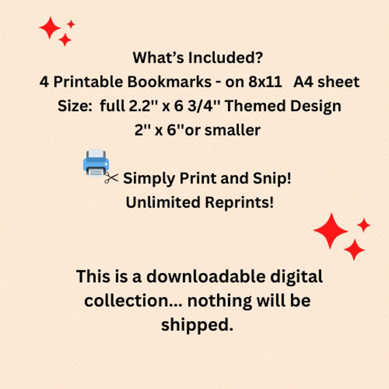 Printable Bookmarks Template, Bookmarks, Printable Bookmarks Set ...