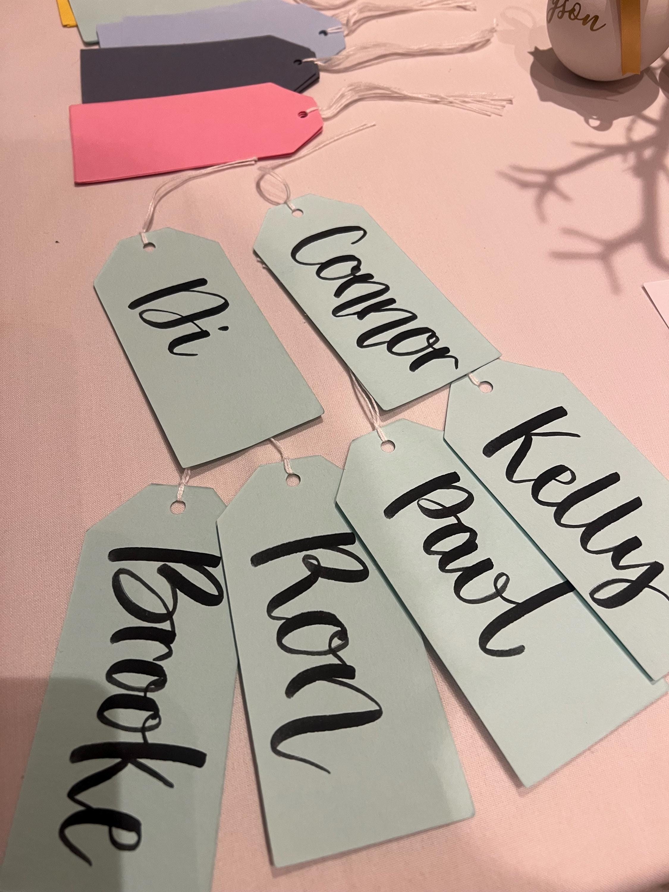 Handwritten Gift Tag Label - Etsy