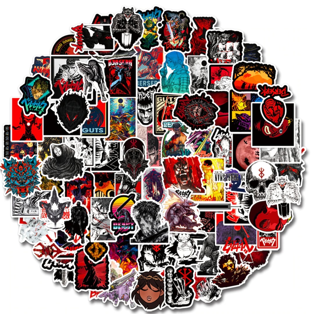 100 Berserk Stickers Berserk Vinyl Stickers 100pcs - Etsy